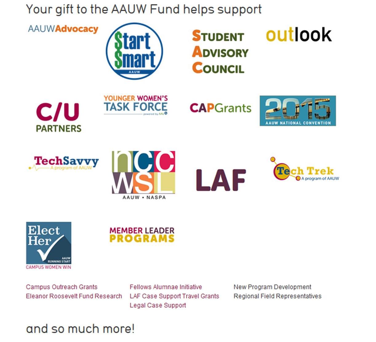 AAUW Funds | AAUW of Colorado
